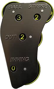Team3 Umpire Clicker Indicator Baseball Pitch Counter 4-Dial Ball ...