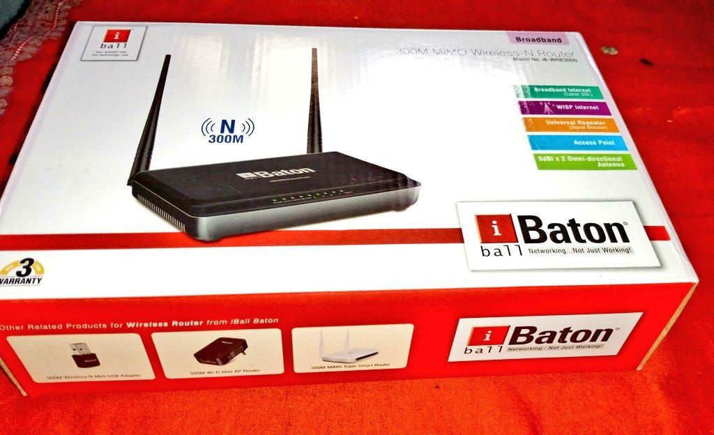 iBall 300M WRB300N MIMO Wireless-N Router - Buy iBall 300M WRB300N MIMO ...