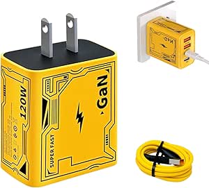 Amazon.com: 2 in 1 Fast Charger, 2025 New 120w Fast Charger Module with ...