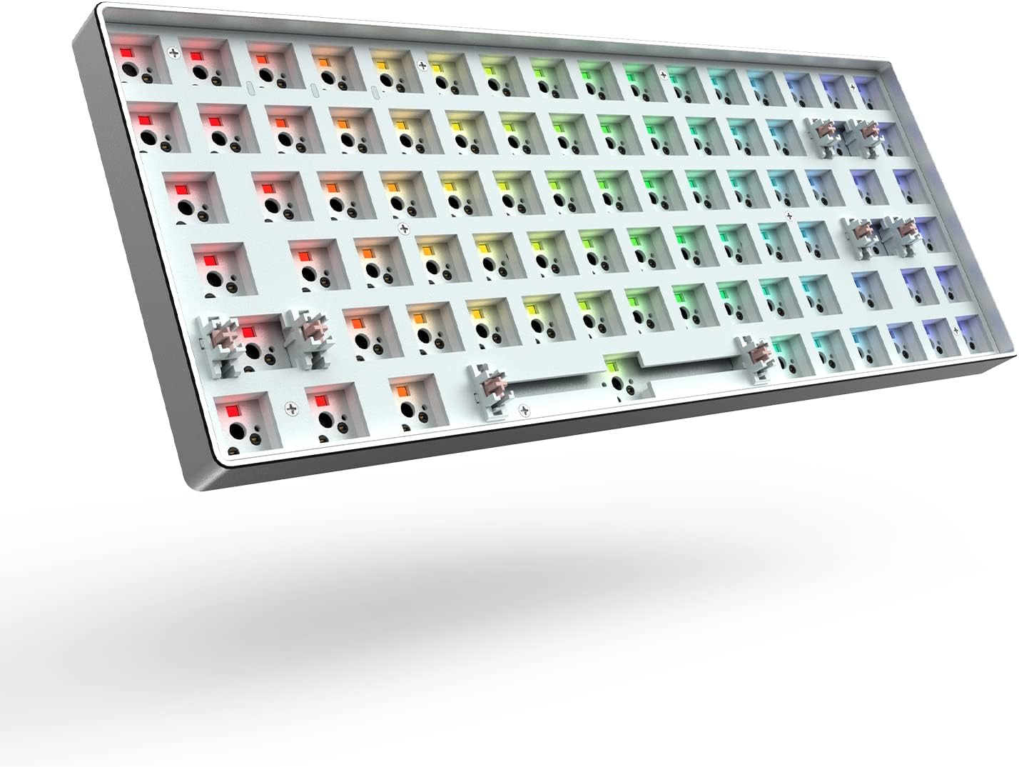 Hkfos CIY 84keys Hotswap Keyboard Kit, DIY 80% Keyboard Replaceable MX ...