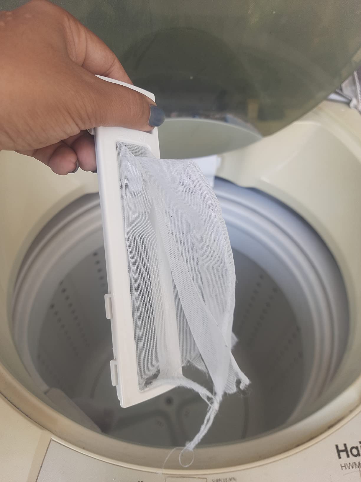 Sanavya® Lint Filter Compatible for Haier Washing Machine | Dust Filter ...