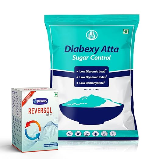 Diabexy Atta Sugar Control for Diabetes1kg with Diabexy Reversol- 30 ...