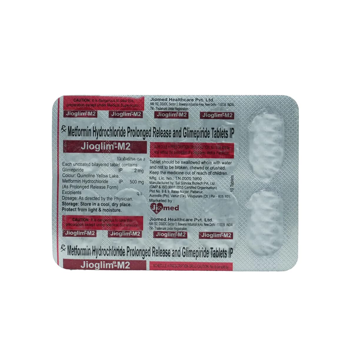 Jioglim M 2mg - Strip of 10 Tablets : Amazon.in: Health & Personal Care