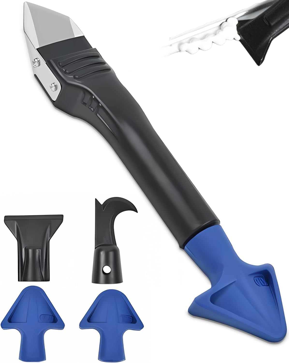 Silicone Caulking Tools,Caulking Tool 3 in 1,Glass Glue Angle Scraper ...