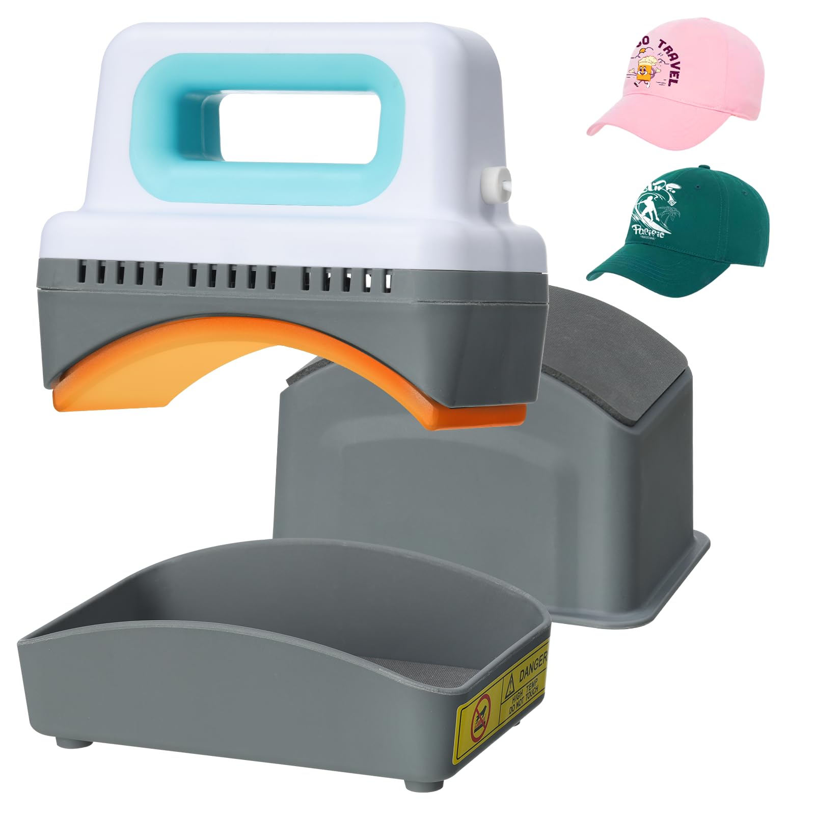 Amazon.com: XDOVET Hat Heat Press Machine - Mini Hat Press Machine for ...