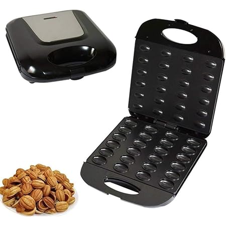 Amazon.com: Cryfokt Walnut Cookie Maker, 1400W 24pcs Capacity Electric ...