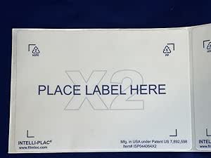 Amazon.com : INTELLI-PLAC X2 Xtra Strength Reusable Embossed Label ...