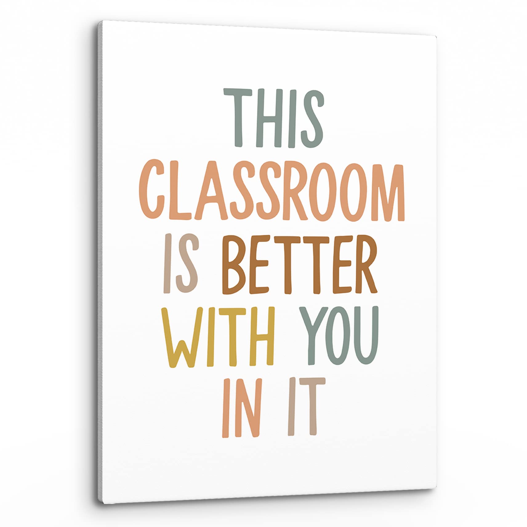 Amazon.com: PHAMTE This Classroom Is Better With You In It Wall Art ...