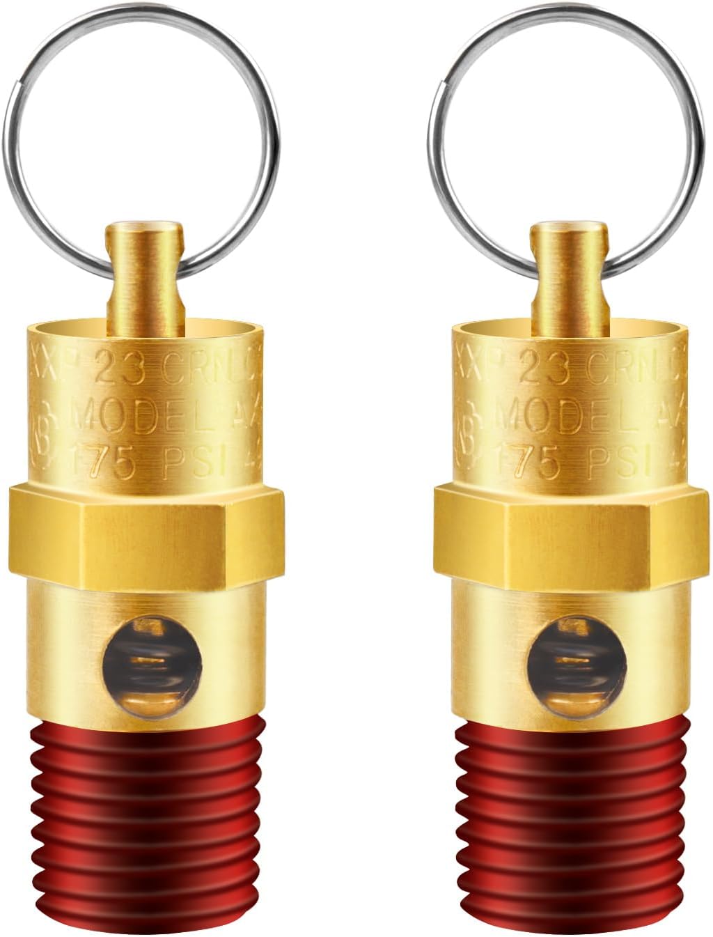 Amazon.com: LSTOPGO 2 Pieces 1/4'' Male 175 PSI NPT Air Compressor ...