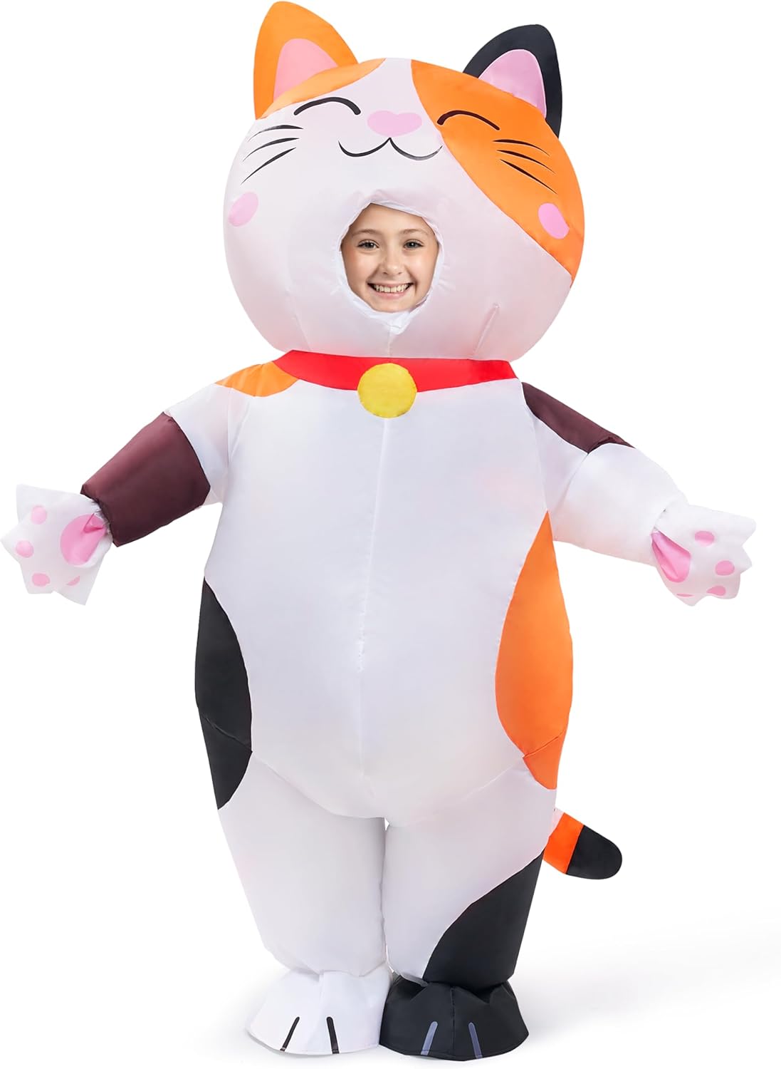 Amazon.com: Spooktacular Creations Kids Calico Inflatable Costume, Full ...