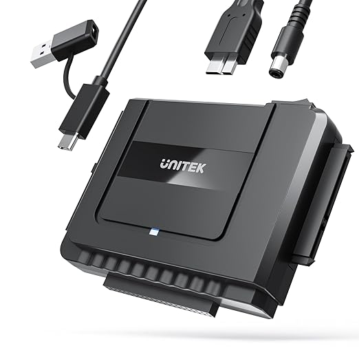 Amazon.com: Unitek USB C to SATA IDE Adapter - External Hard Drive ...
