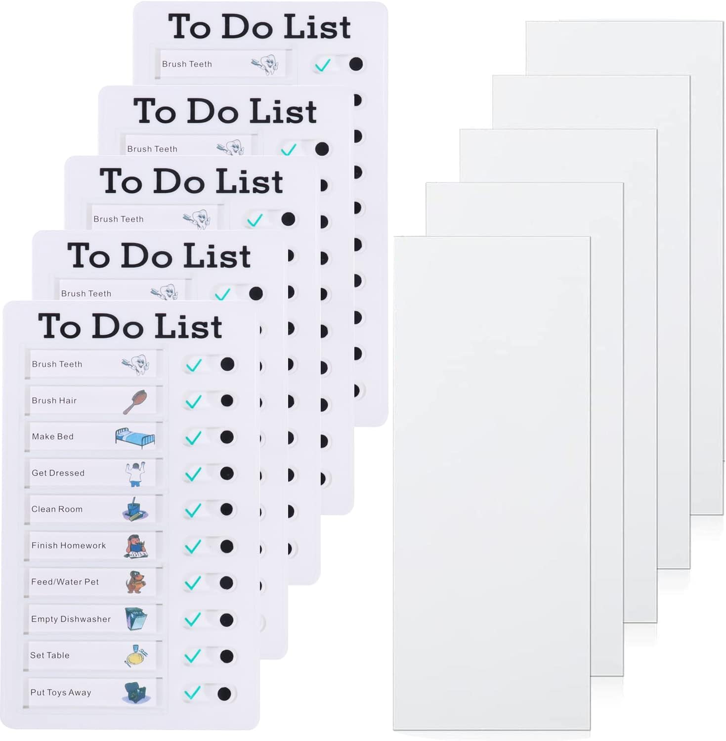 Amazon.com : 5PCS Customized Checklist Board DIY Memo Boards Schedule ...