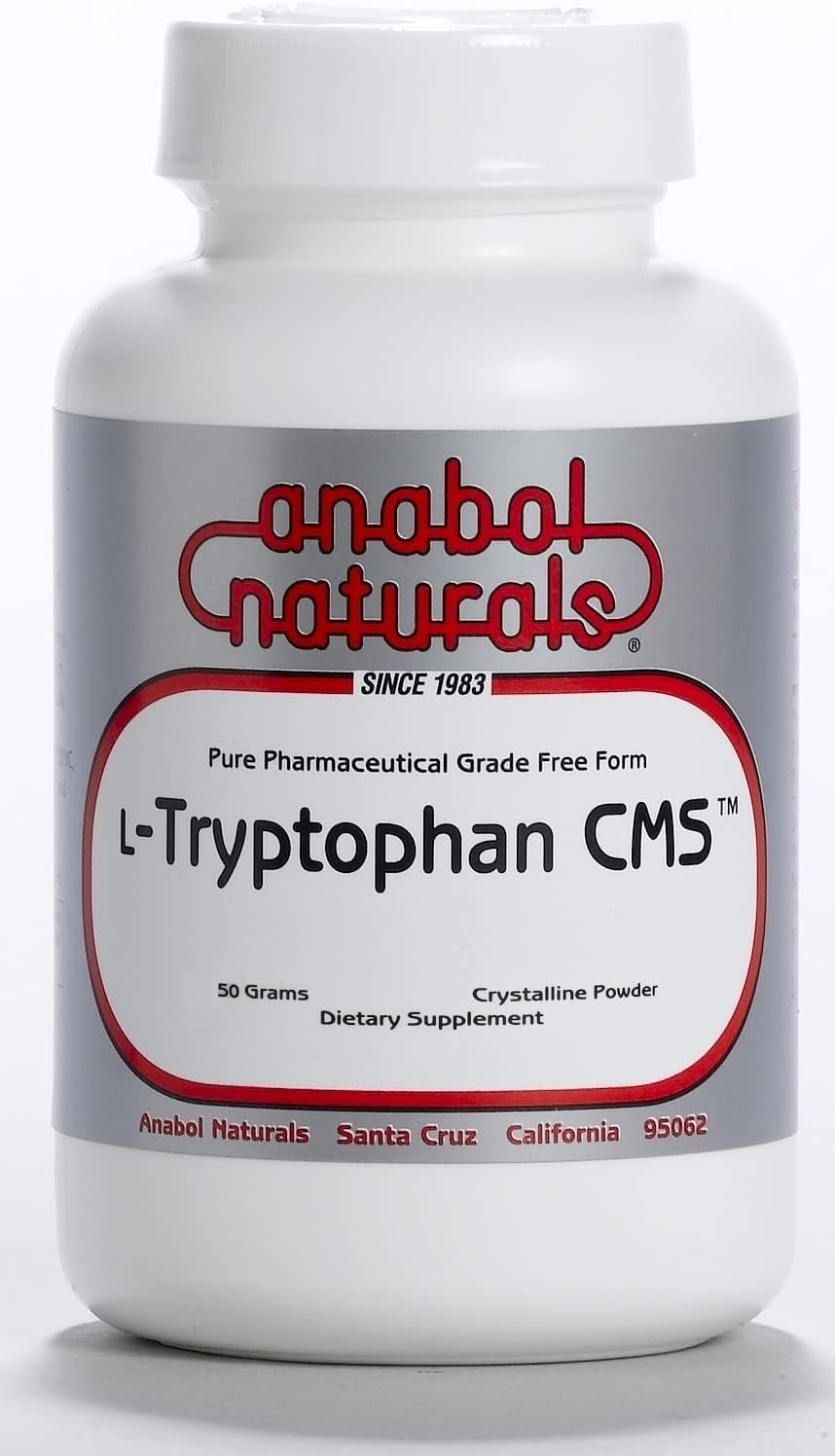 Amazon.com: Anabol Naturals L-Tryptophan CMS 50 Grams Pure Crystalline ...