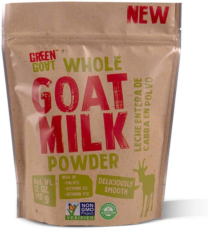Amazon.com : Green Goat, Whole Goat Milk Powder, 12 Ounce : Grocery ...