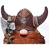 Amazon.com: Viking Norse Gnome Statue Viking Warrior Minotaur Gnome ...