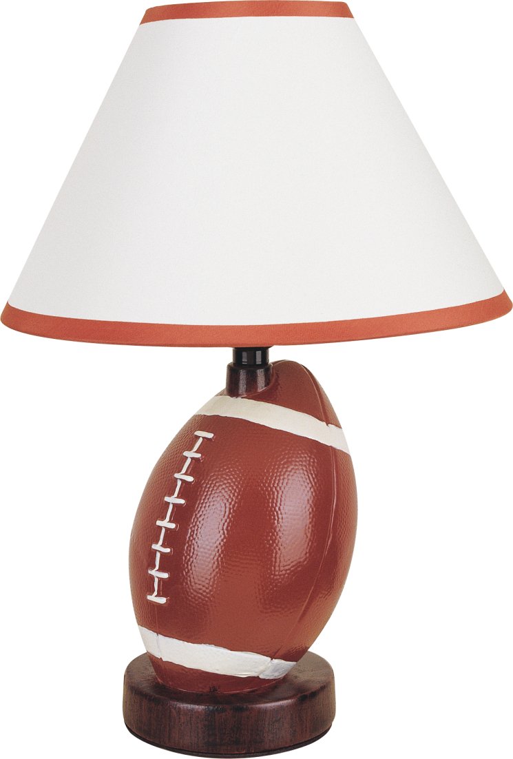 SH Lighting Ceramic Sports Themed Table Desk Lamp - 12" Tall Great for ...