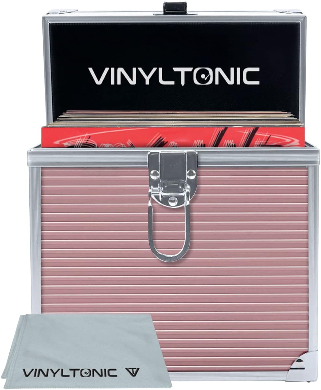 Vinyl Tonic 7" Or 12" Vinyl LP Storage Case with Cloth 3 Colours to ...