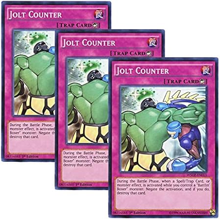 Amazon.co.jp: 【 3枚セット 】遊戯王 英語版 WSUP-EN015 Jolt Counter ジョルト・カウンター (スーパー ...