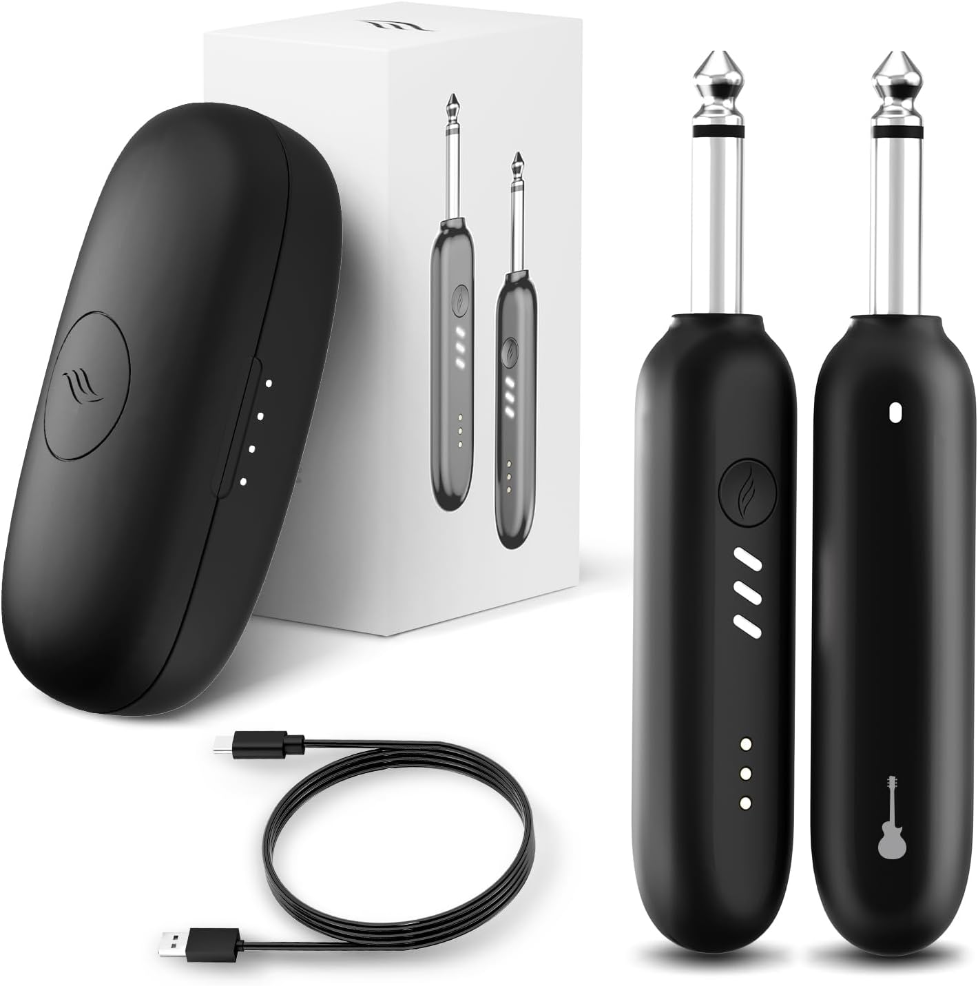 Amazon.com: Enya WB1 Wireless Guitar System, UHF 3.0 Audio Wireless ...