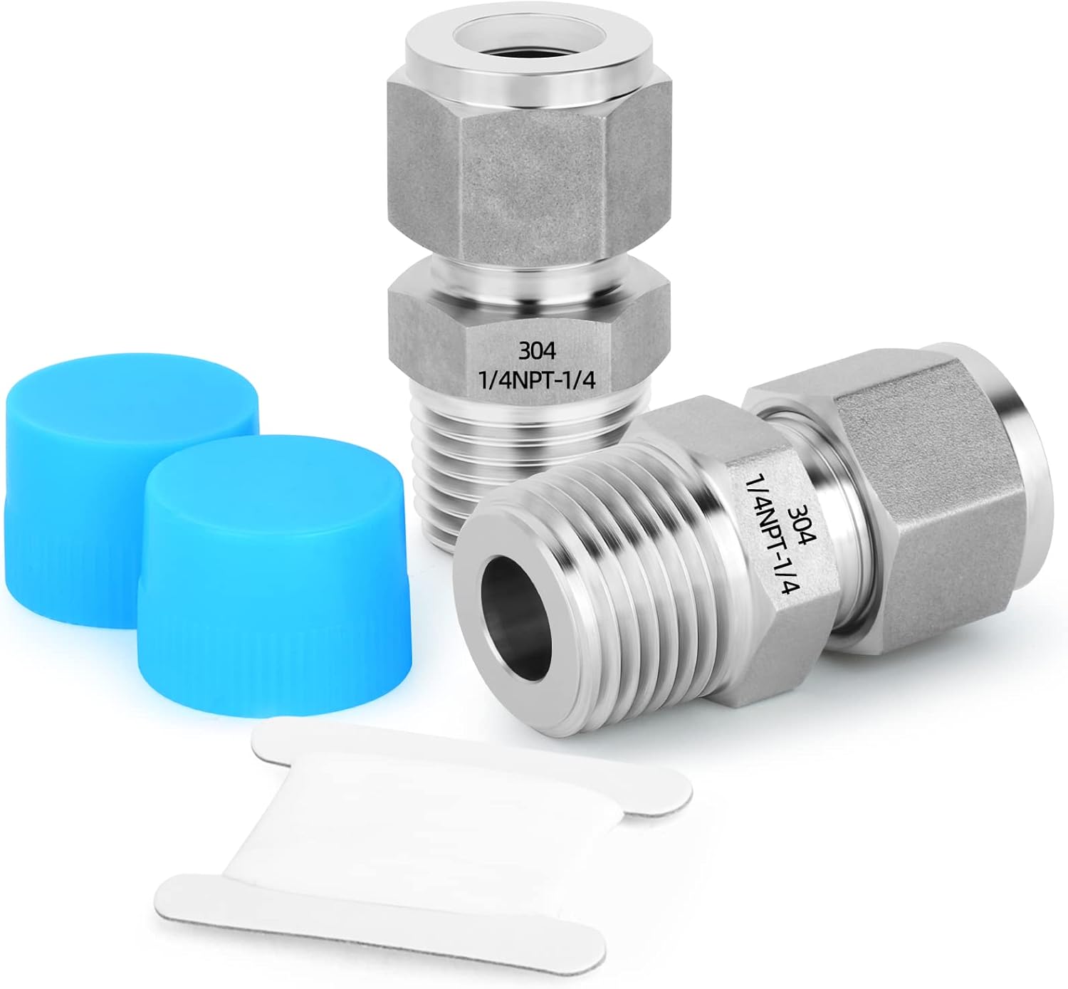 Amazon.com: TAISHER 2PCS Forging of 304 Stainless Steel Compression ...