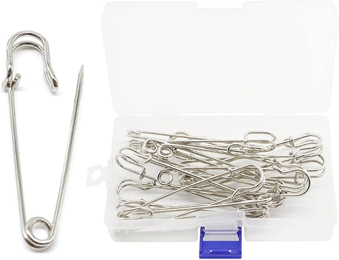 Amazon.com: Large Safety Pins 75mm/3inch Extra Large Safety Pins Heavy ...