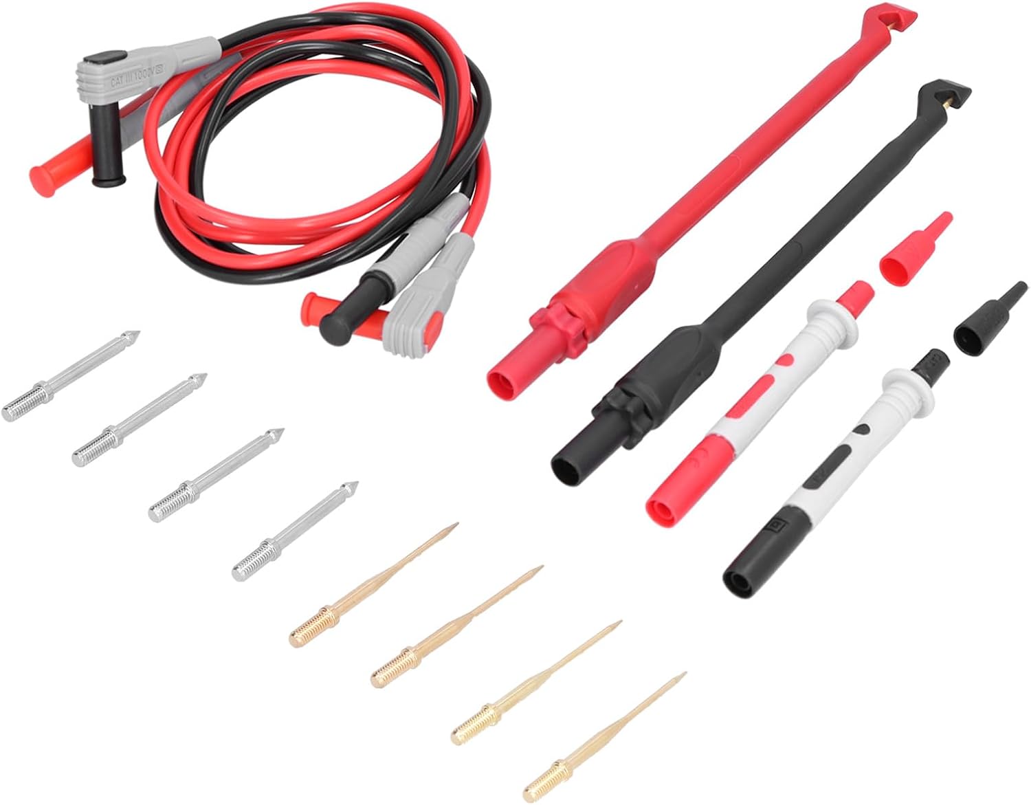 Amazon.com: Test Cable Test Kit Banana Plug Test Probe Wire Kit ...