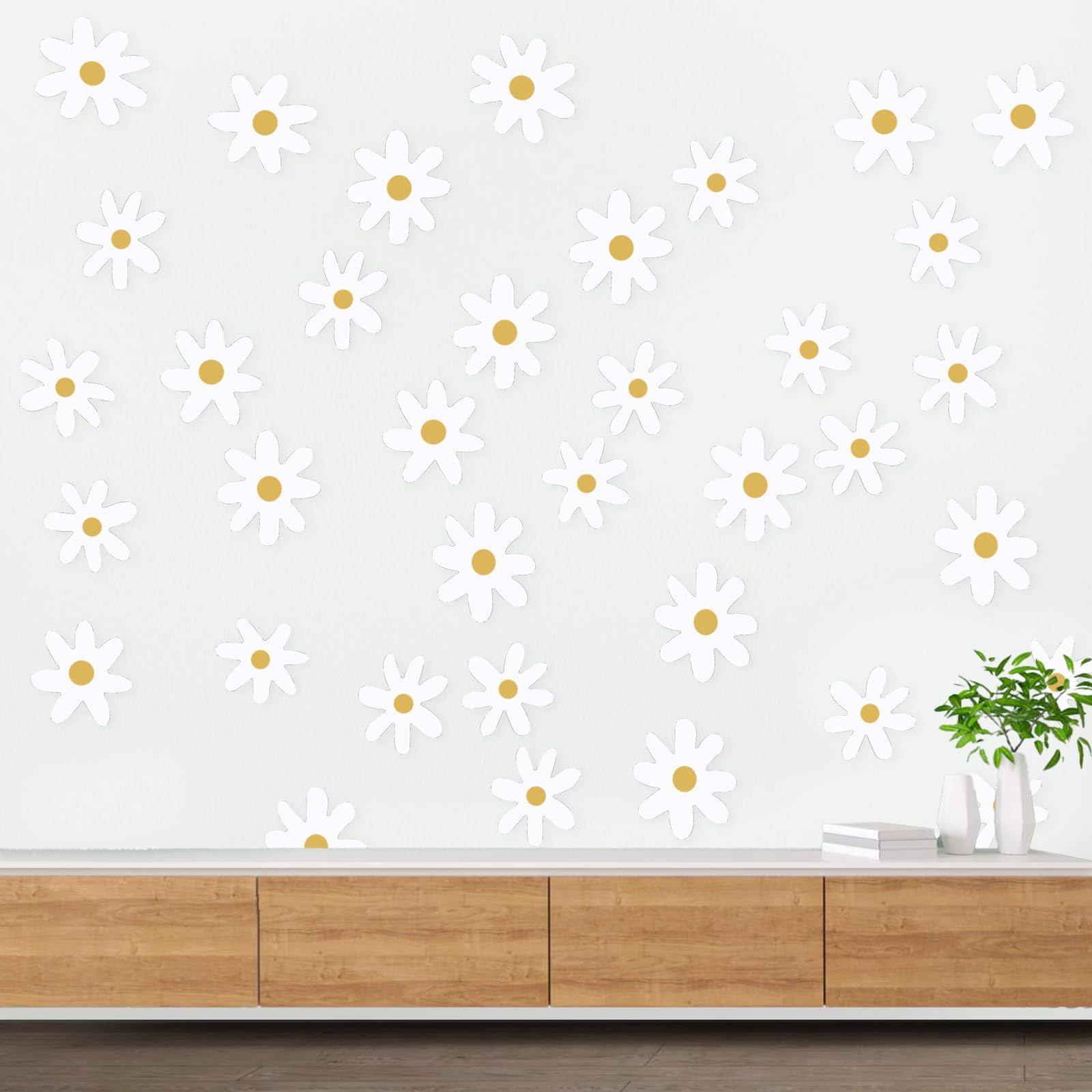 Amazon.com: BCLOSE Coquette Decor, 88 Pink Flower Wall Decals Peel and ...