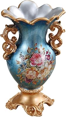 Amazon.com: Ornament Decoration European-Style Retro Resin Large Flower ...