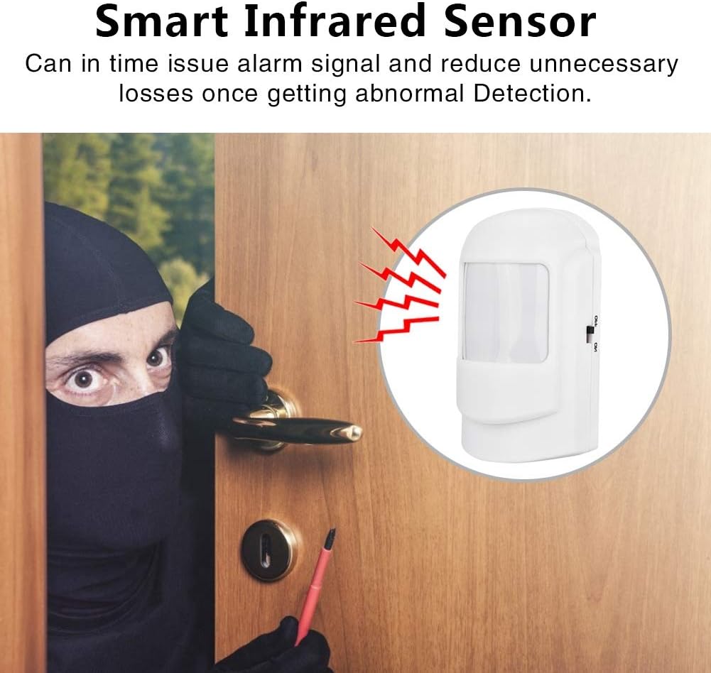 Wireless Motion Detector, Home Alarm System WiFi Infrared Sensor Motion ...