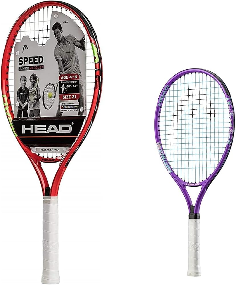 Amazon.com : HEAD Speed Kids Tennis Racquet - Beginners Pre-Strung Head ...