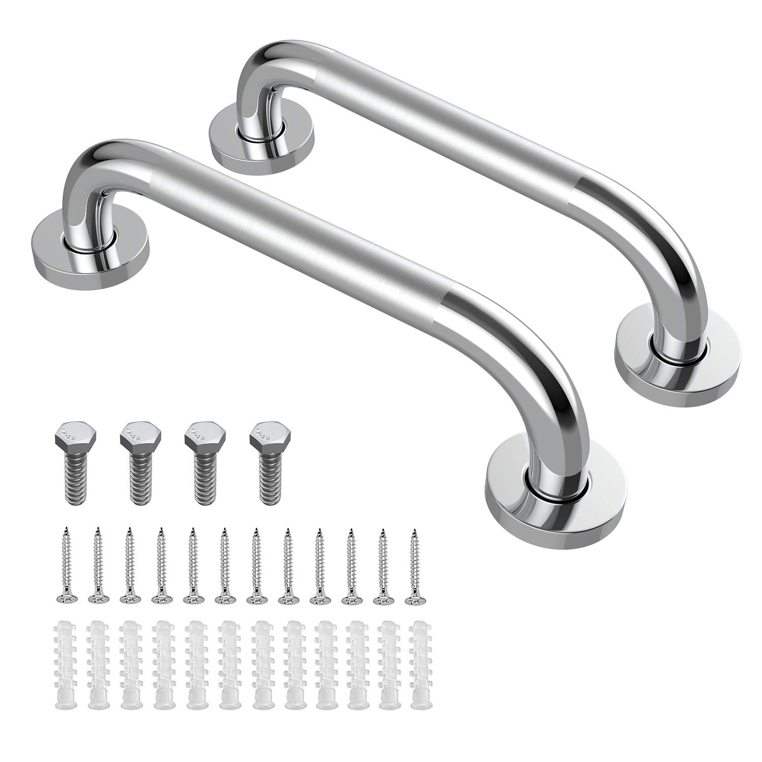2 Pack Bathroom Handicap Safety Grab Bar Shower Grab Bar Stainless 2-pack-bathroom-handicap-safety-grab-bar-shower-grab-bar-stainless