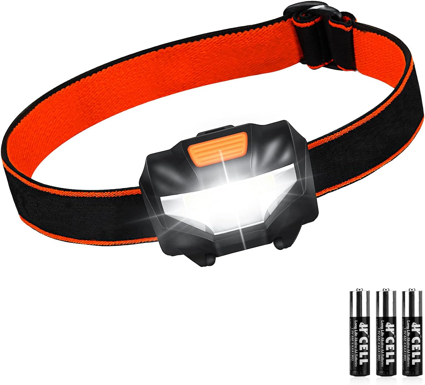 Detake LED Head Torch, Super Bright Lightweight LED Headlamp with 3 ...