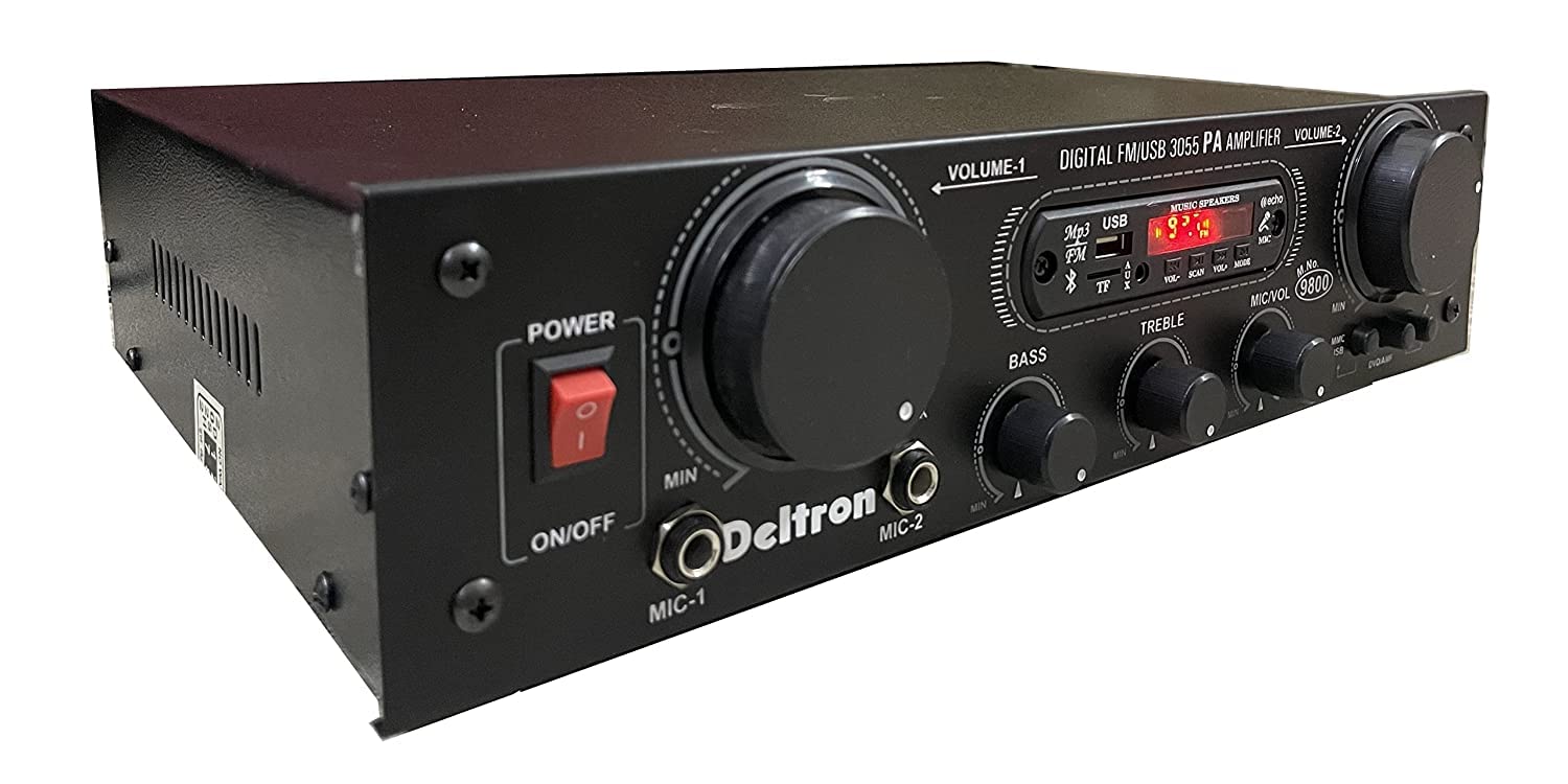 Tech-lobby® 8 Transistor 4 Channel Stereo Power Amplifier with MIC ...