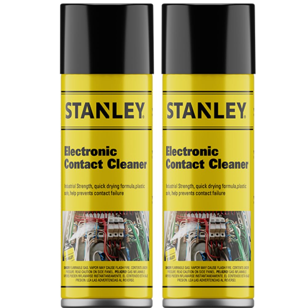 Amazon.com: STANLEY Contact Cleaner Spray - Precision Electronics ...