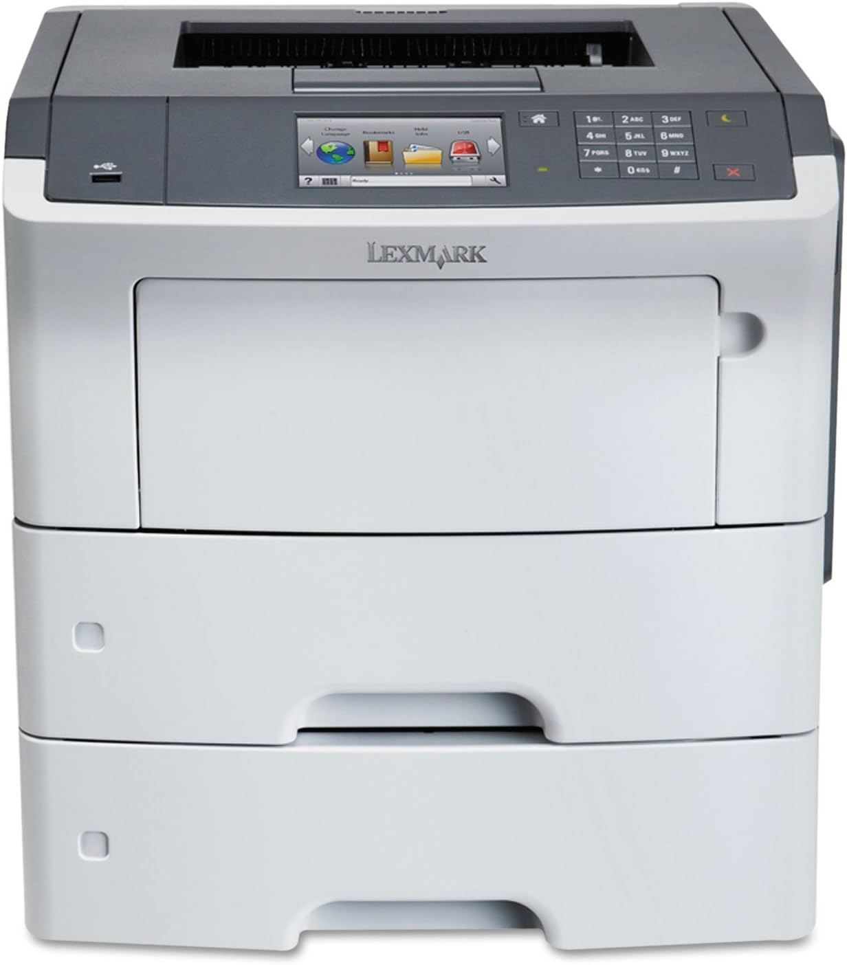 Lexmark MS610DE Laser Printer - Monochrome - 1200 x 1200 dpi Print ...