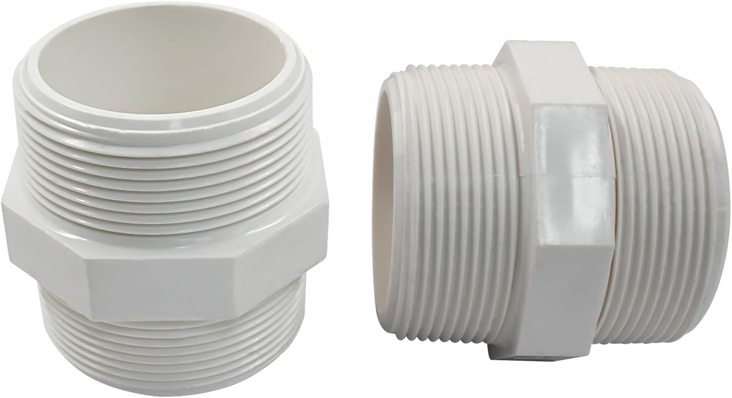 Amazon.com: Murtenze Pipe Fitting, G2 Male Thread Hex Nipple ...