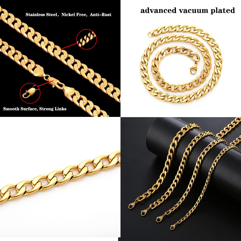 Snapklik.com : Gold Chain Necklace, 20 Inch Golden Ultra Luxury Looking ...