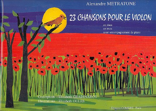 Amazon.com: Chansons pour le violon (23): 9790230358606: METRATONE ...