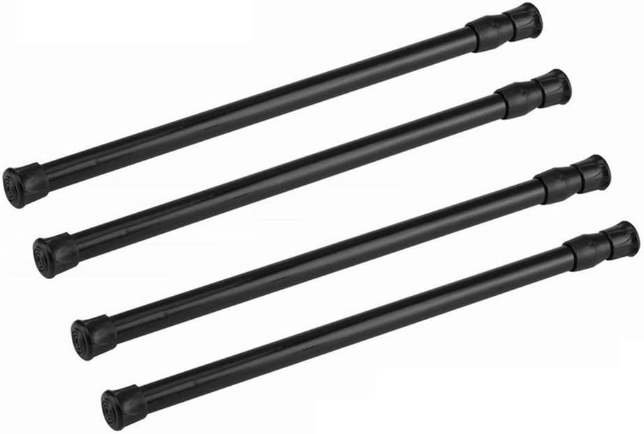 Cupboard Bars Tension Rods,4 Pack Spring Tensions Rods Steel Adjustable ...