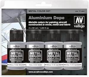 AV Vallejo Metal Color Set - Aluminium, 32 ml (Pack of 4) : Amazon.co ...