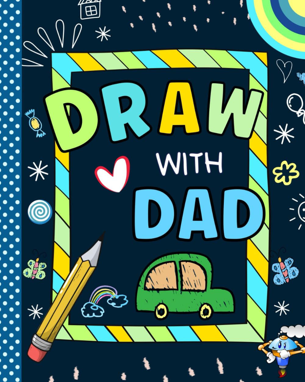 Draw With Dad: Doodle Book For Two | Father And Child Doodling Together ...