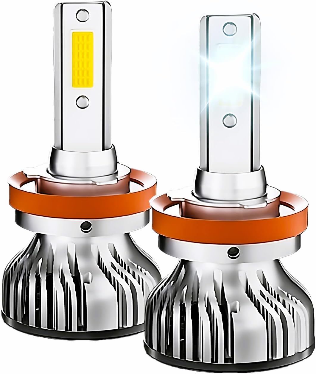 Amazon | JUNSKY H8 H11 H16 LED ヘッドライト フォグランプ Hi/Lo 12000LM 車検対応 LEDバルブ ホワイト 6500K 12V 24V対応 光軸調整 ...