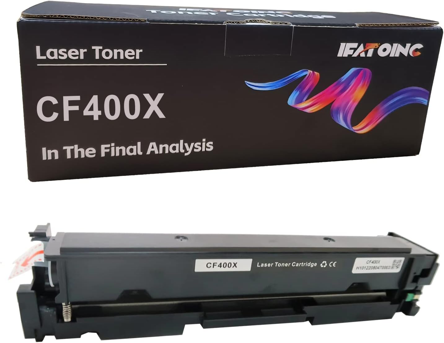 Amazon.com: IFATOINC Compatible 201X CF400X 1-Pack Black Toner ...