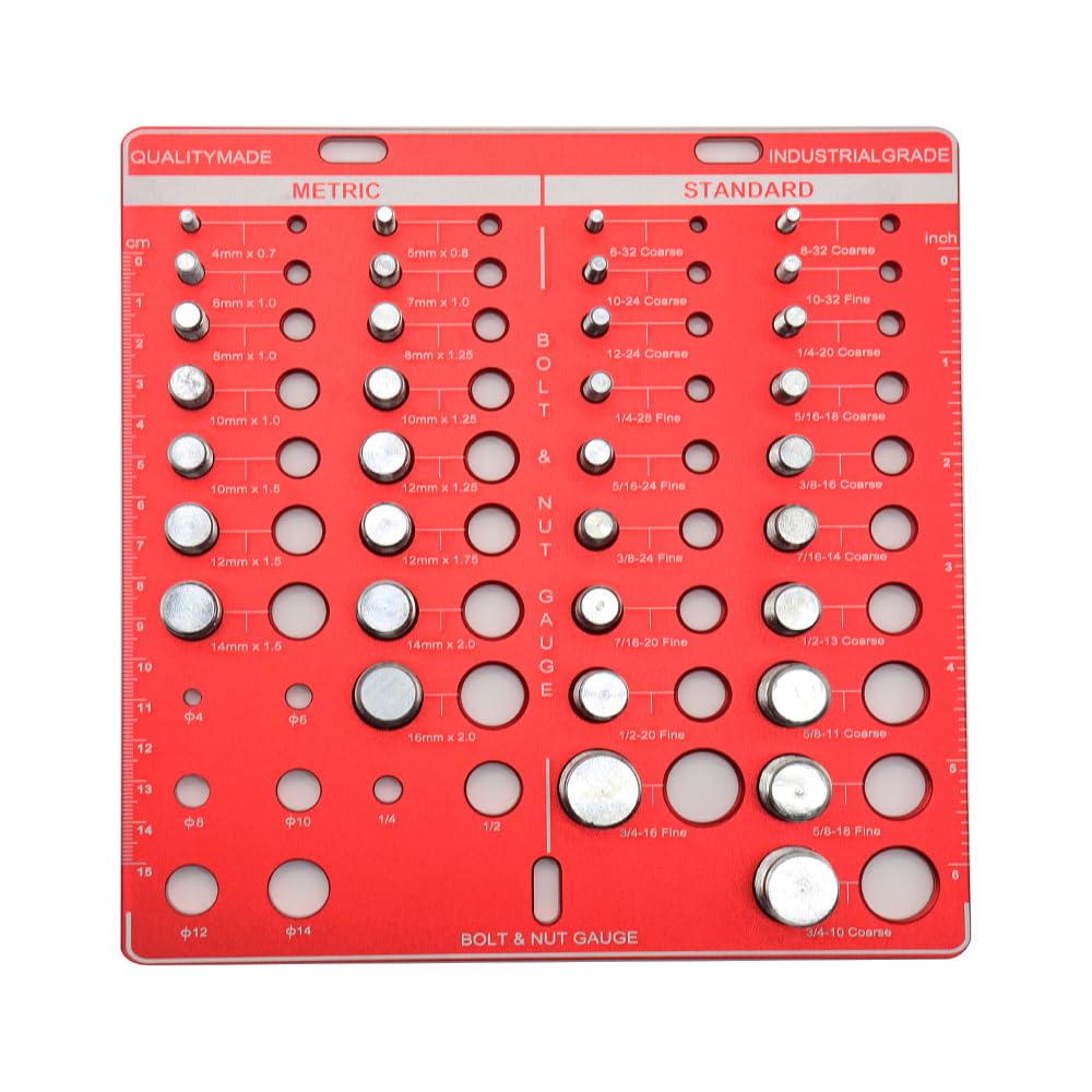 Snapklik.com : Nut And Bolt Thread Checker, 34 Thread Checker, 19 ...