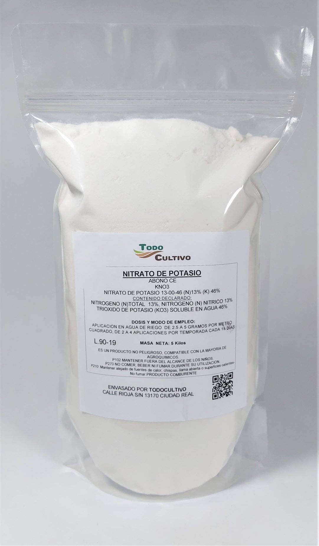 Engrais de nitrate de potassium 5kg. Fertilisants NPK 13-00-46 soluble ...