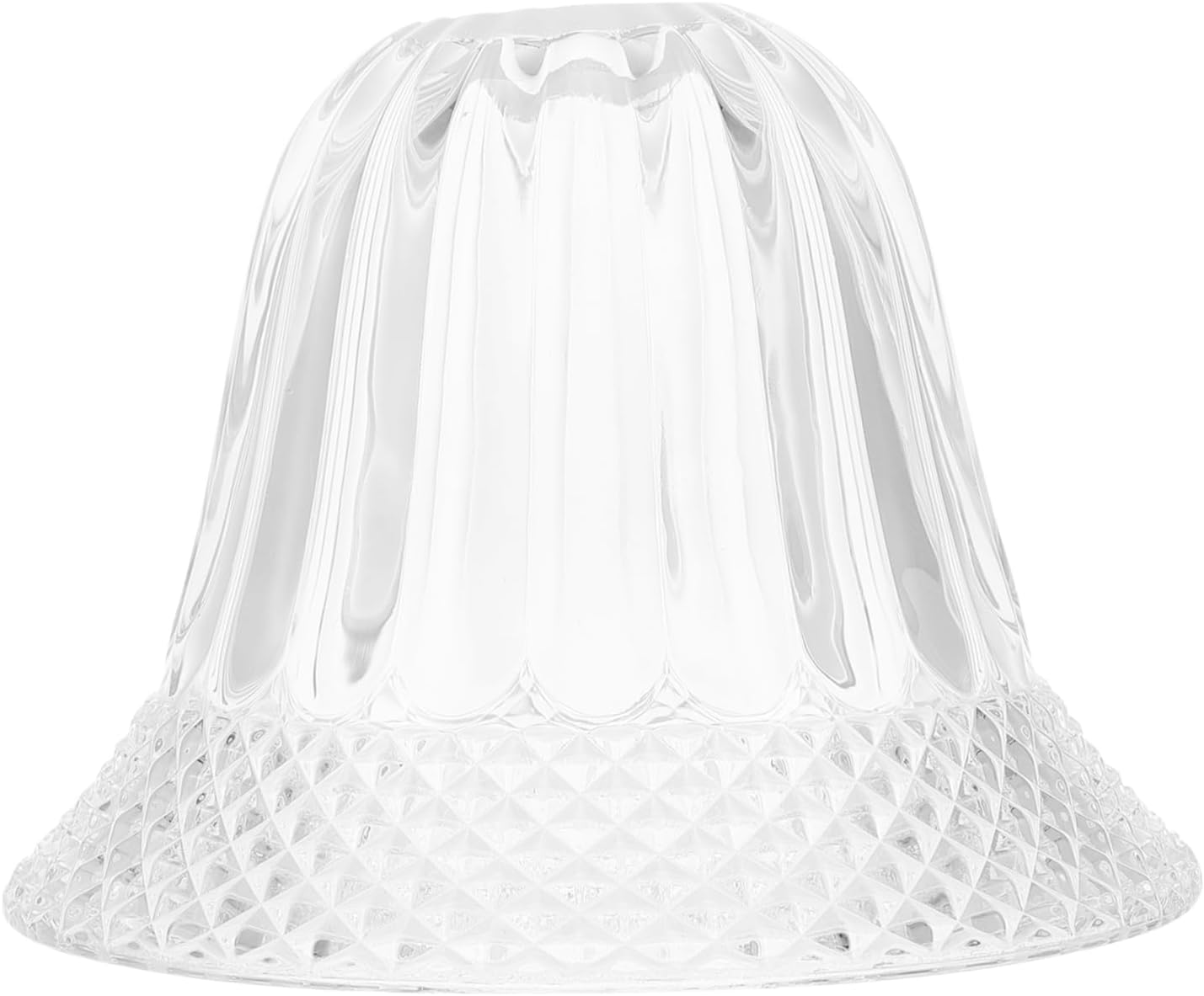 WHAMVOX Transparent Glass Lampshade Vintage Accessories Hanging Lamp ...