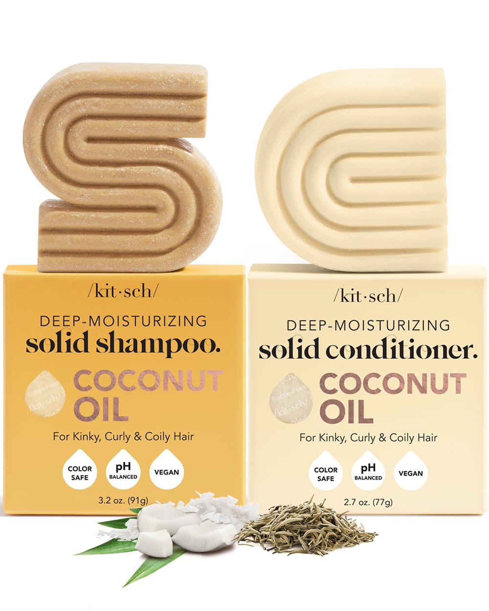 Amazon.com : Kitsch Deep Moisturizing Coconut Oil Shampoo and ...