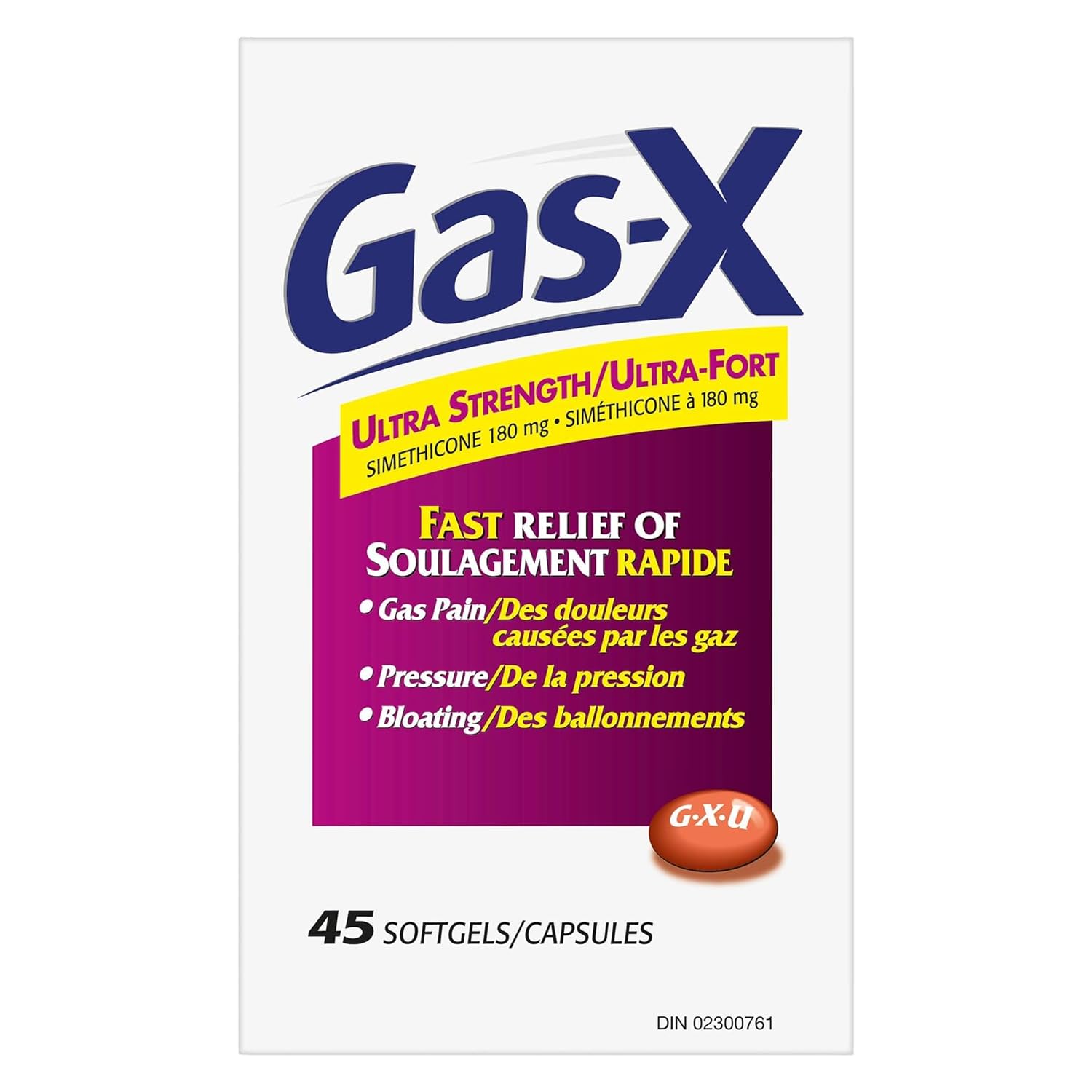 Gas-X Ultra-Strength Softgels for Gas Relief, Bloating, and Pressure ...
