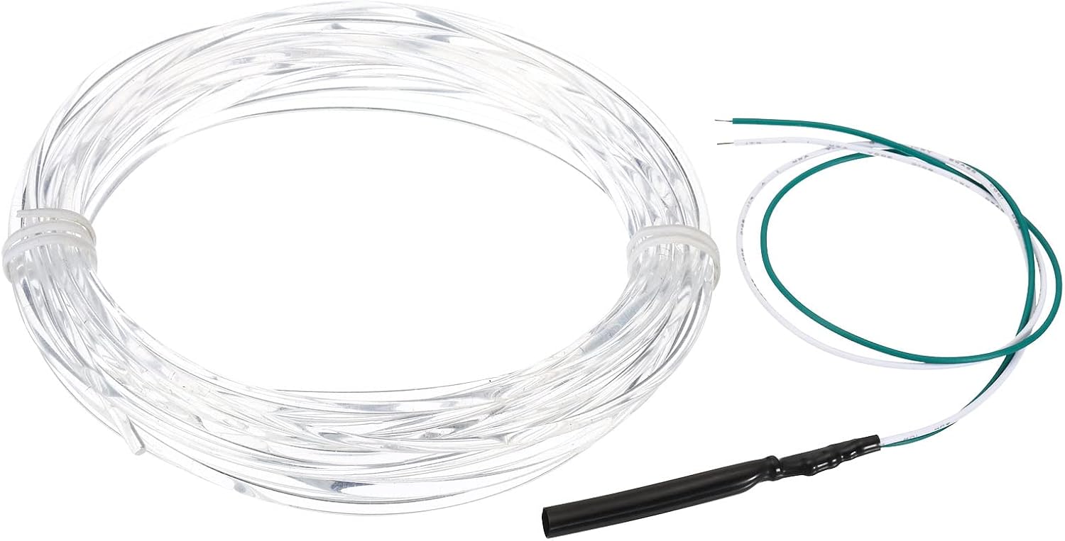 PATIKIL 2mm 5m PMMA Side Glow Fiber Optic Cable Kit, with LED ...