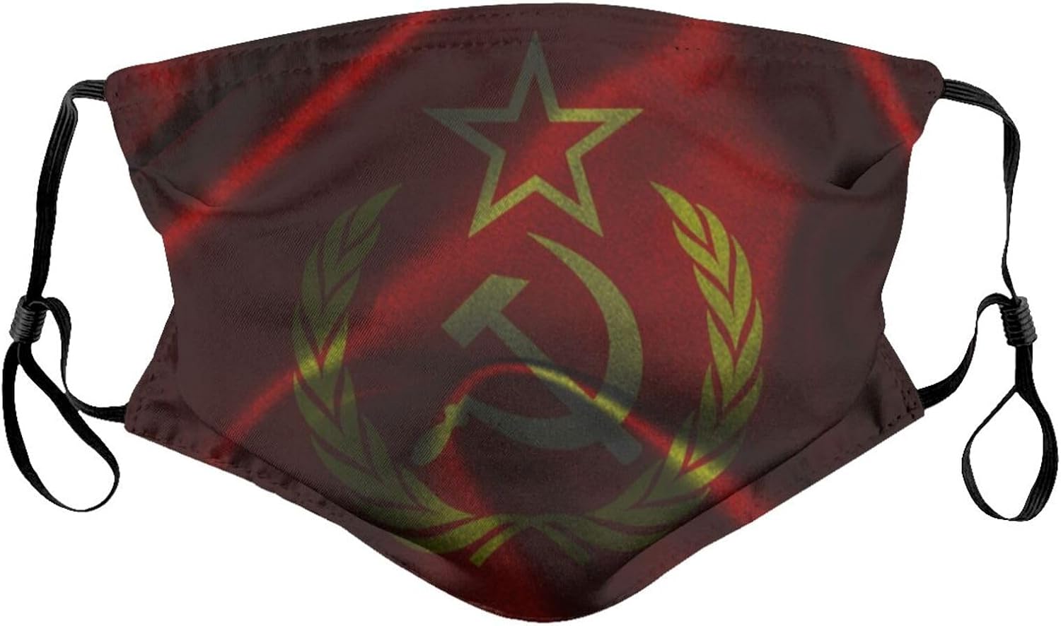 Amazon.com: nopicsn Soviet Union USSR Flag Face Mask Adult Reusable ...